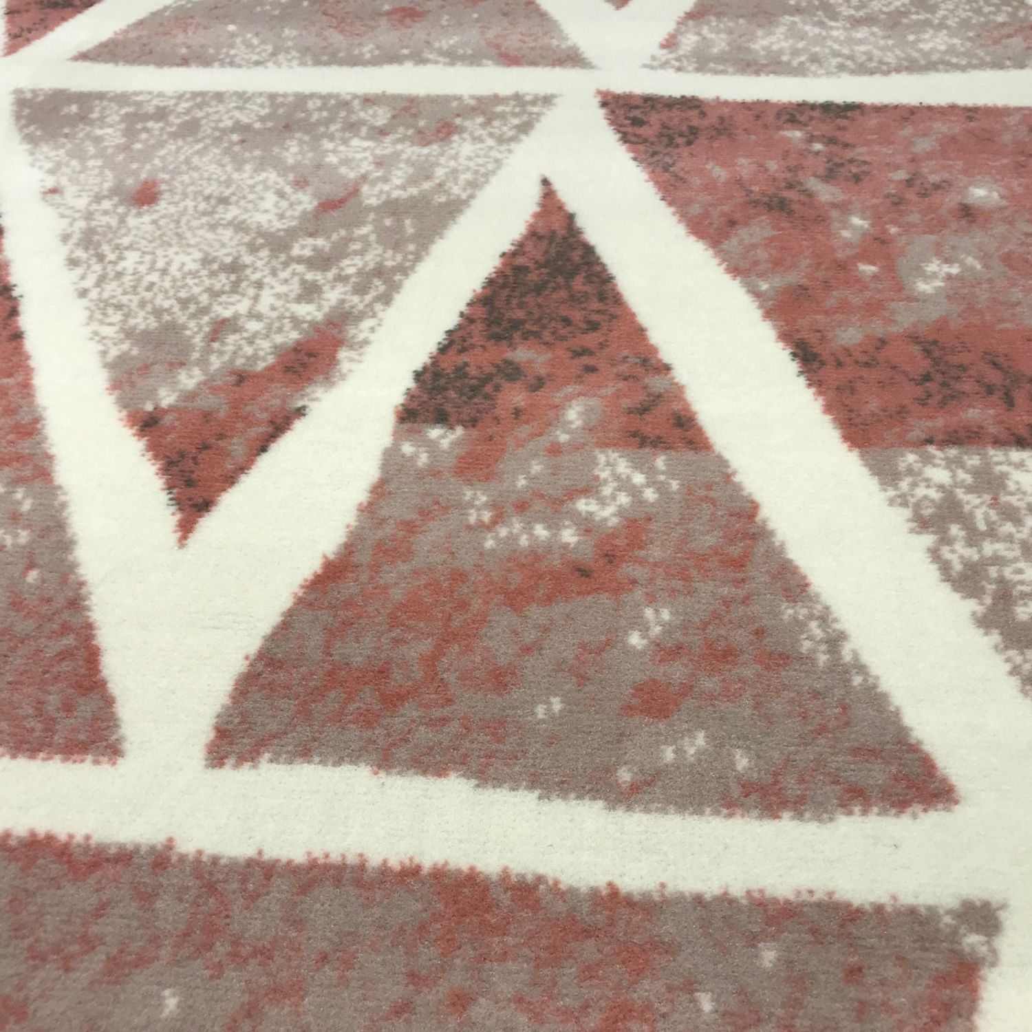 Livraison Gratuite - Tapis salon ROLANGE Rose - Paiement sécurisé - 30 jours d'essai